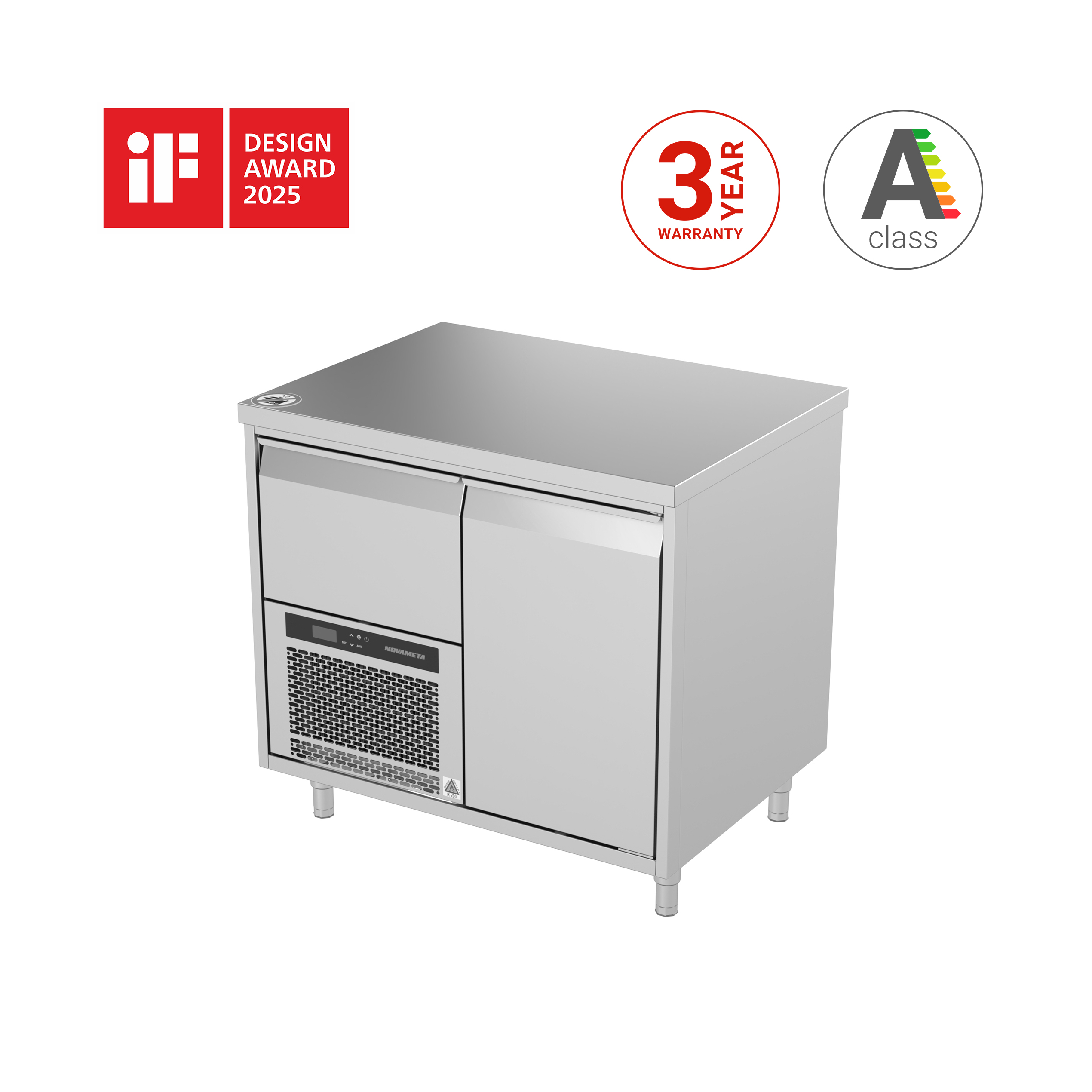 Cooling Counter with 1 Door, -5 ... +5°C