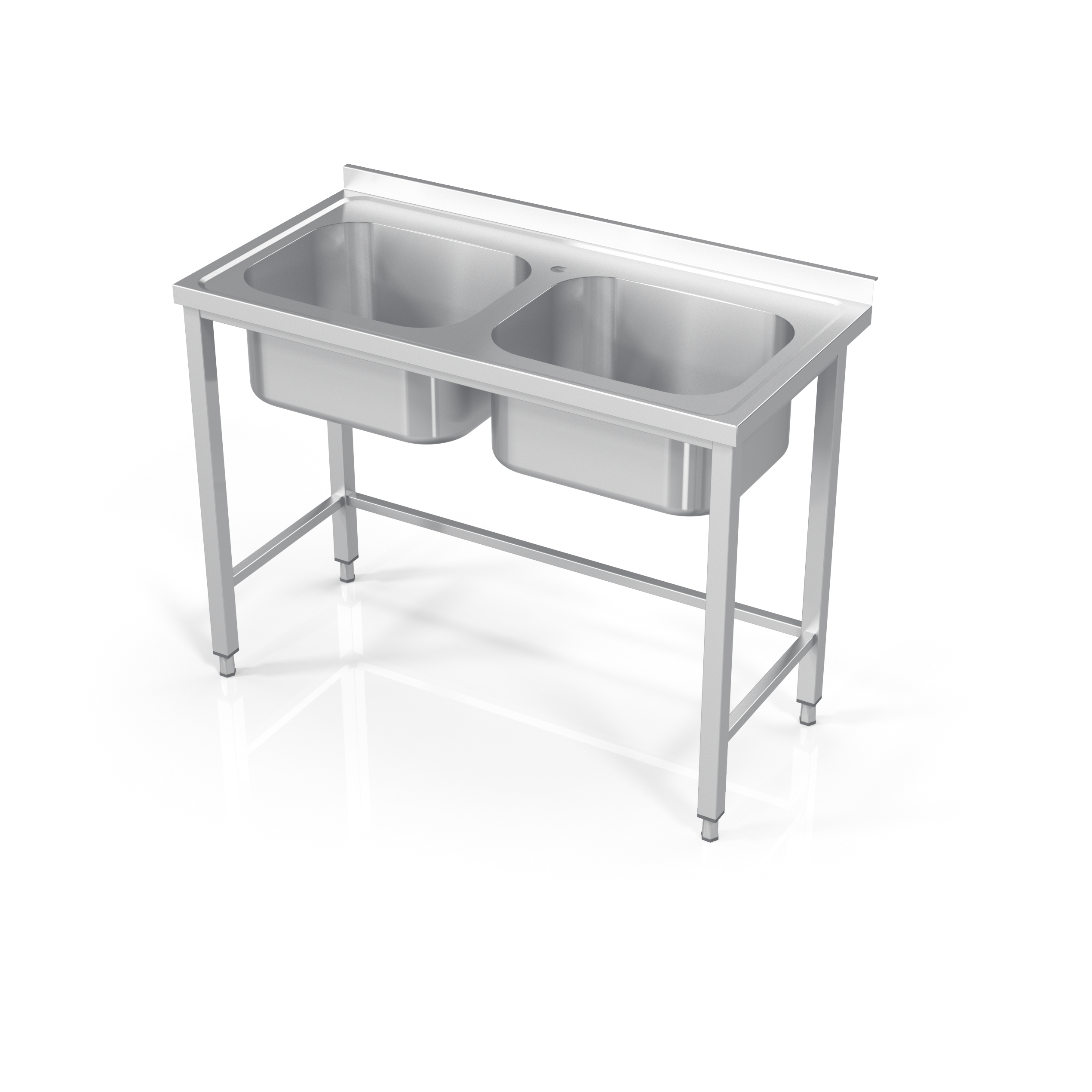 Table With 2 Sinks and Frame (deepened surface)