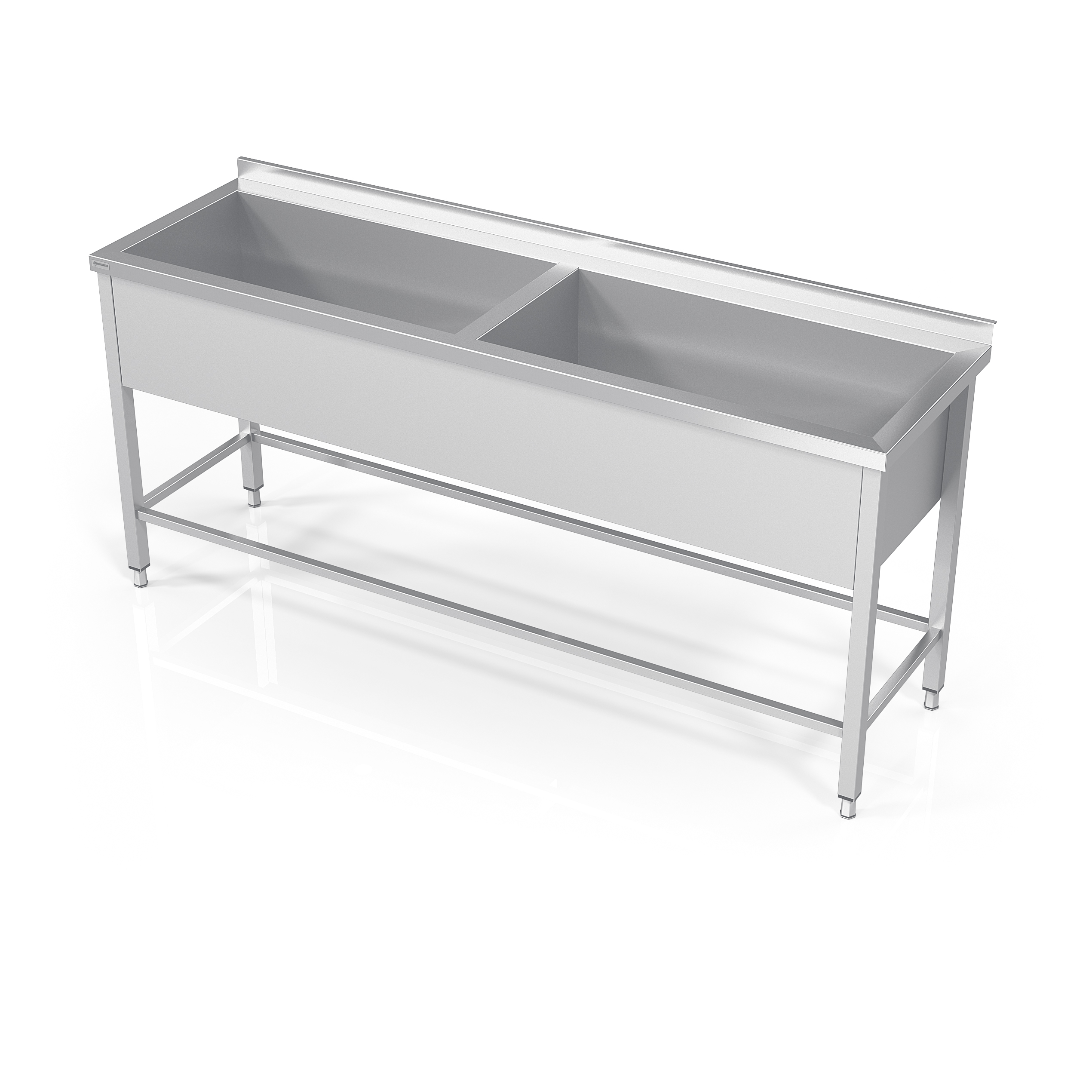 Double Pot Sink With Frame for Modular Shelves