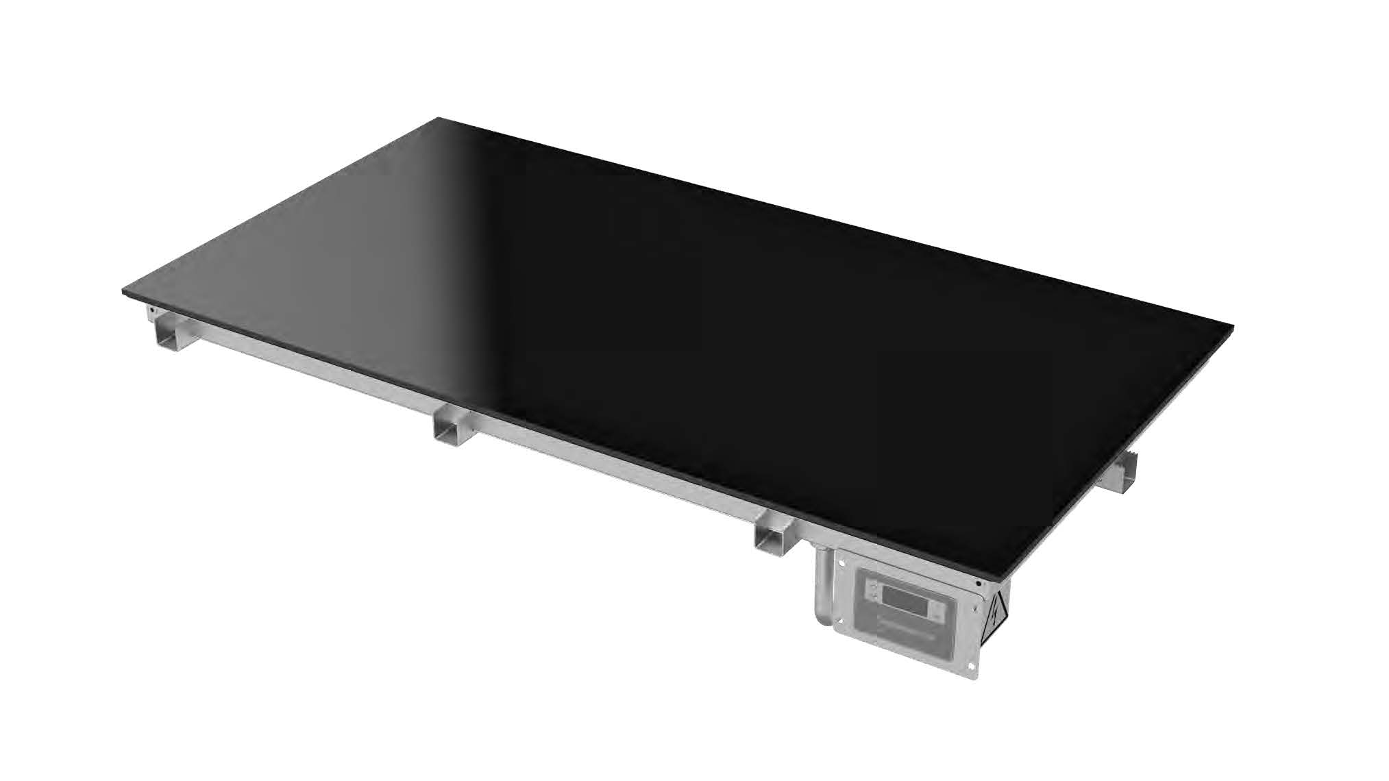 Built-In Heated Glass Surface